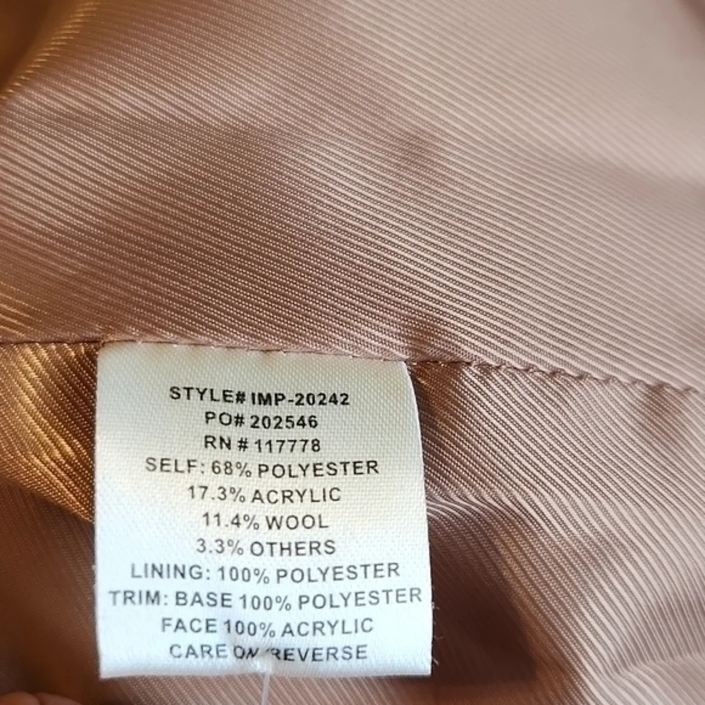 lovestitch | Jackets & Coats | Lovestitch Large Wool Blend Coat ...